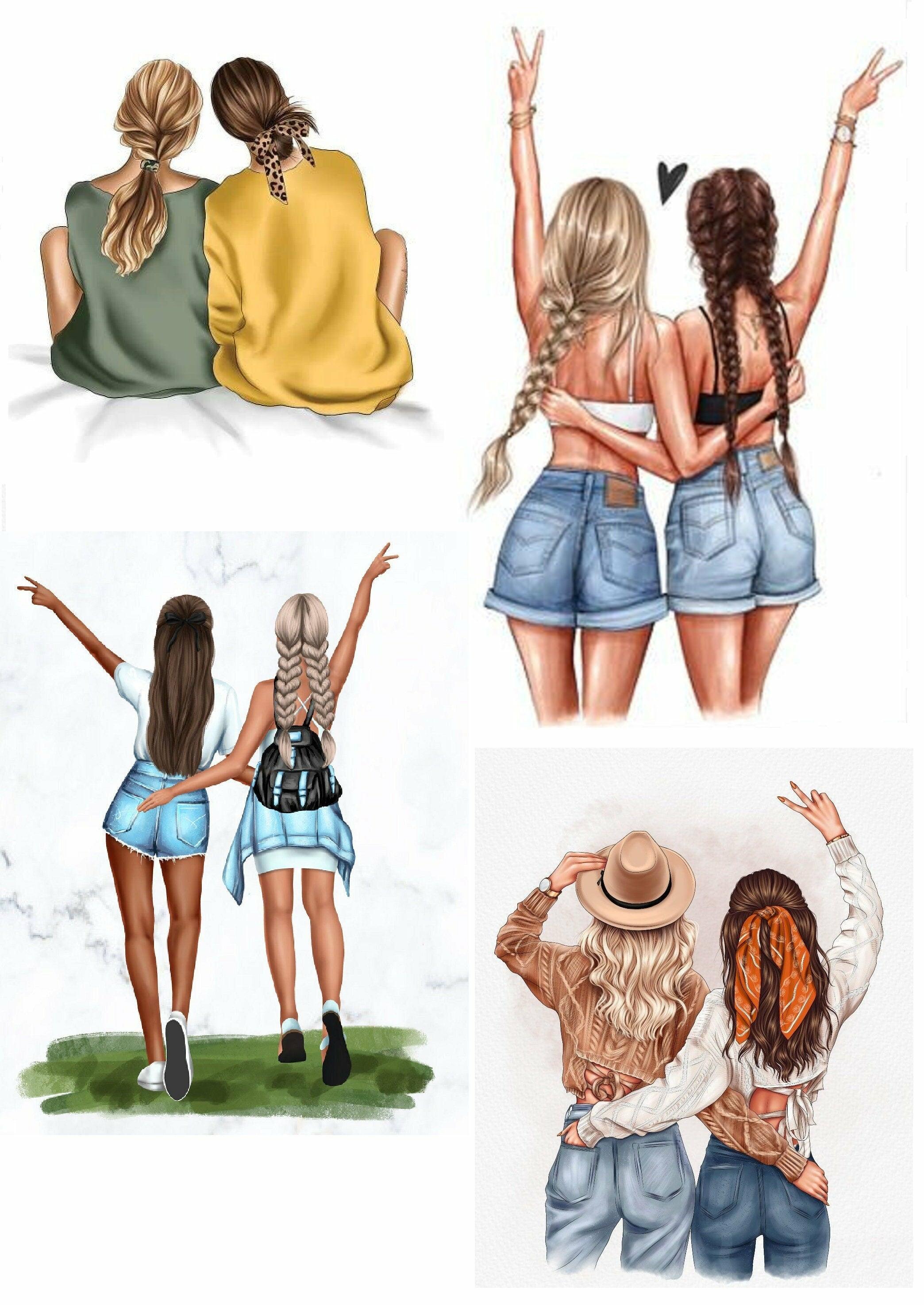 Best Friends EDIBLE Print Friendship Gifts Thank You Birthday Friend ...