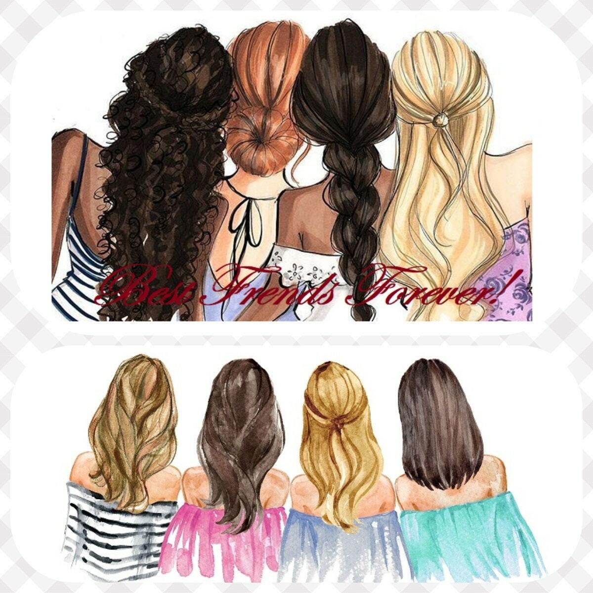 Best Friends EDIBLE Print Friendship Gifts Thank You Birthday Friend ...