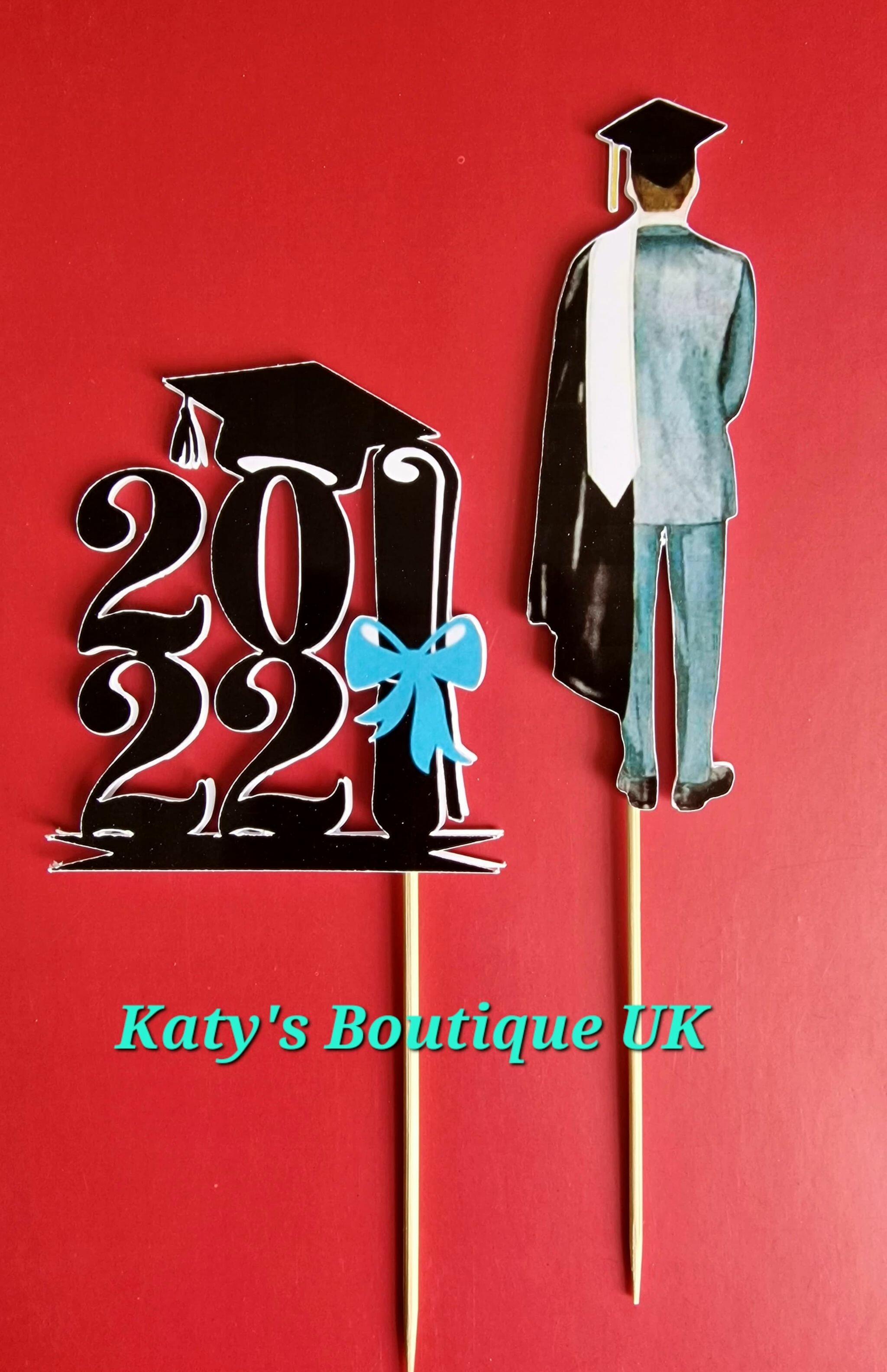 Graduation/Student/Collegiate cake topper / cupcake toppers