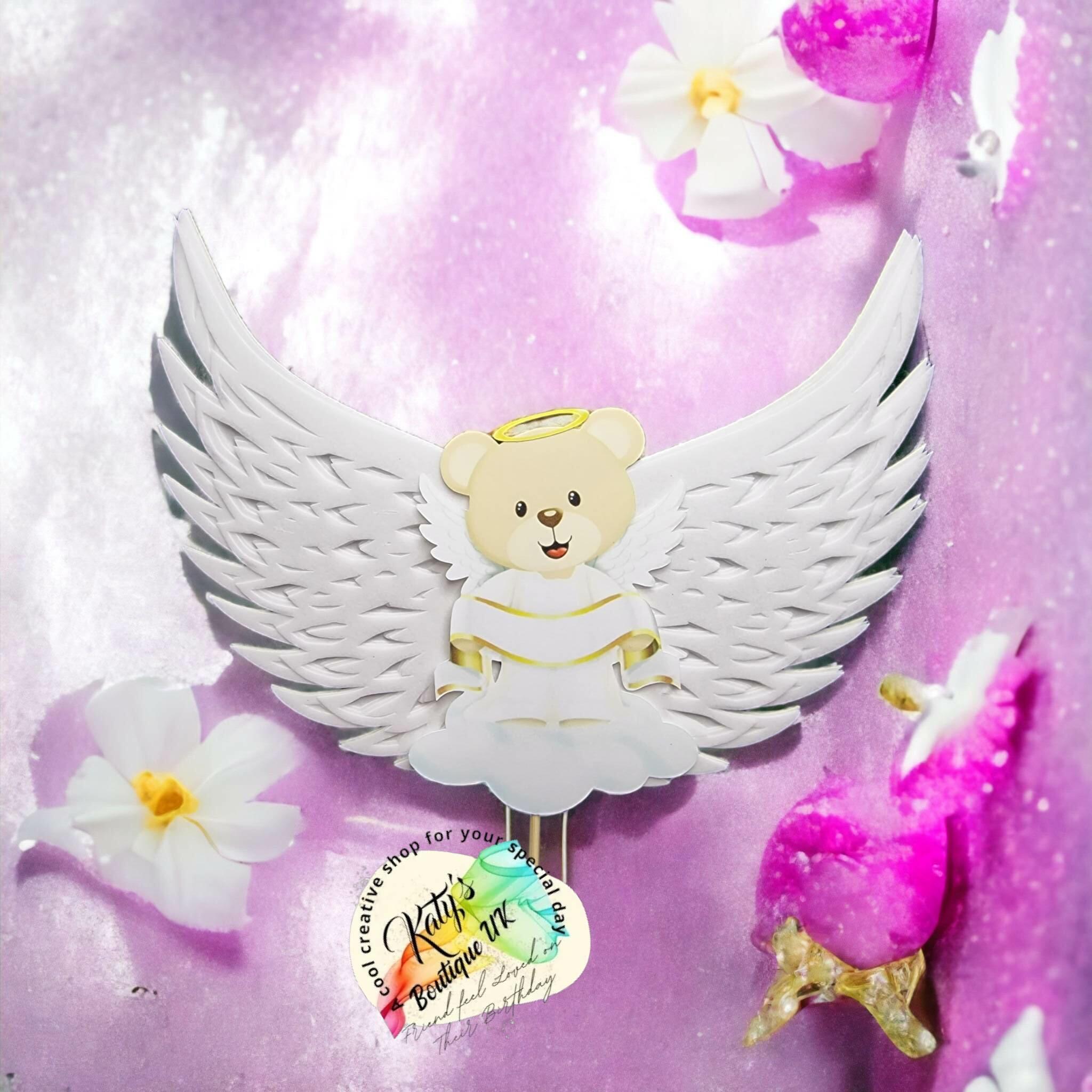 Baby Angel Wing Cake Toppers