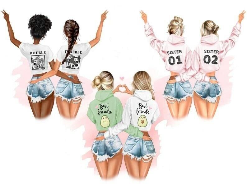 Best Friends EDIBLE Print Friendship Gifts Thank You Birthday Friend ...