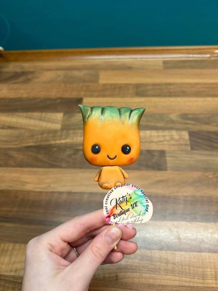 Guardians of The Galaxy/ Baby Groot Handmade Edible Fondant Birthday ...