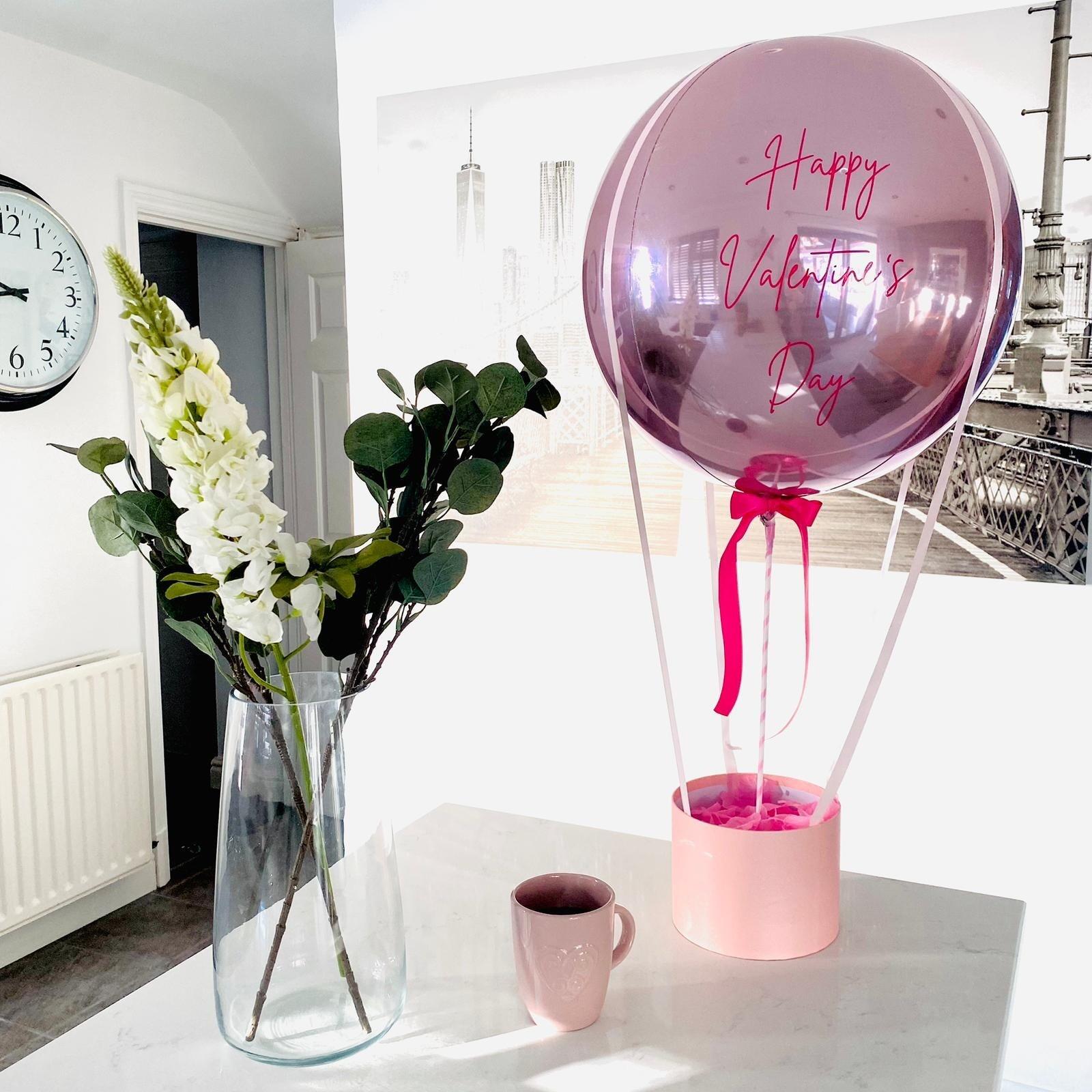 Valentines Hot Air Balloon Display