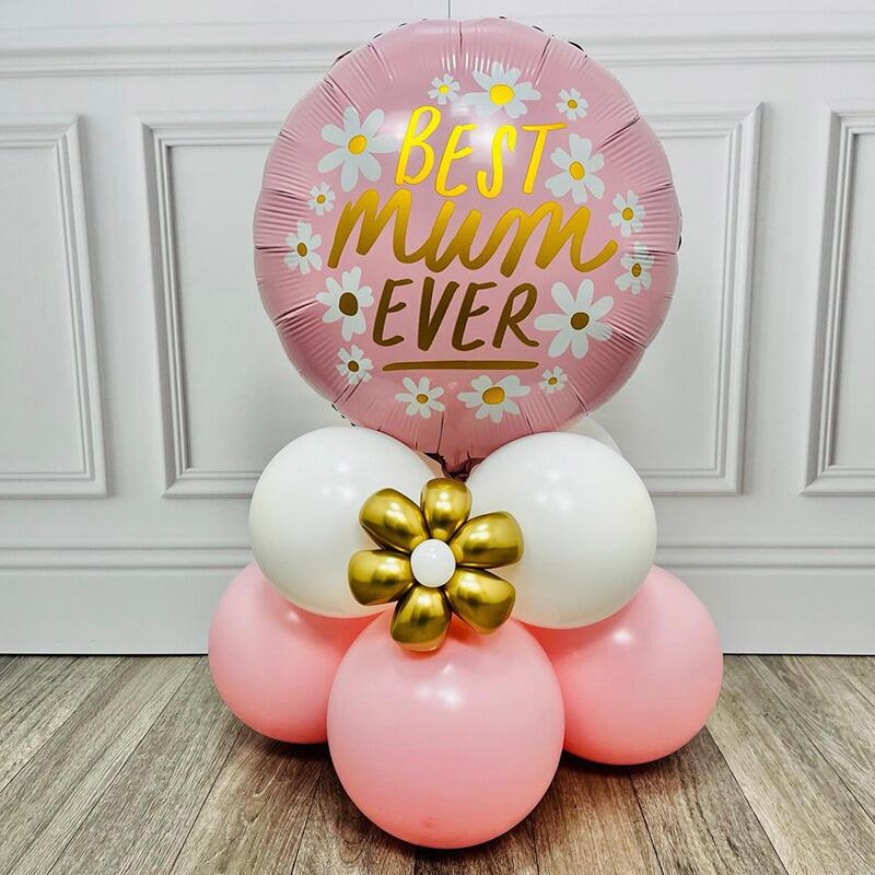 Best Mum Ever Air Filled Mini Balloon Display