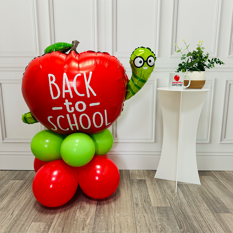 Back to School Apple Balloon Display