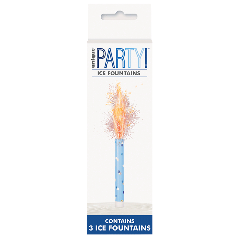 3 Blue Ice Sparklers