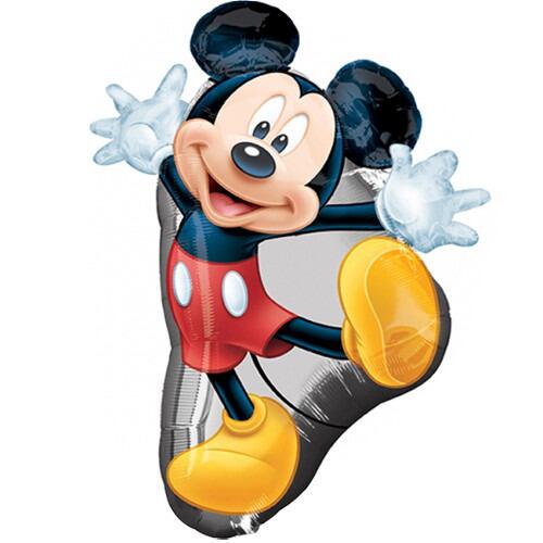31" Mickey Mouse Full Body Supershape Foil Balloon