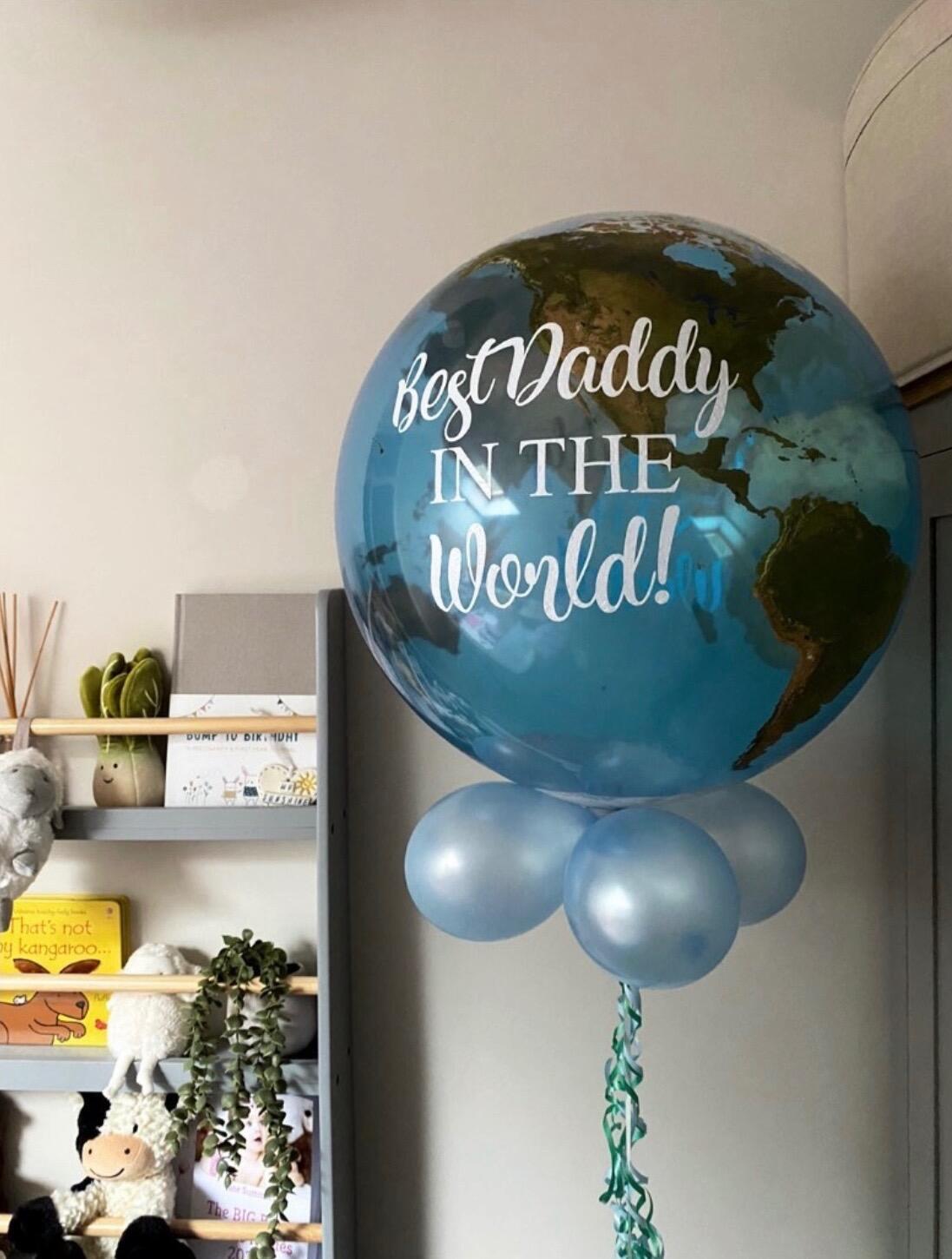 Best Daddy In The World 22” Bubble Balloon