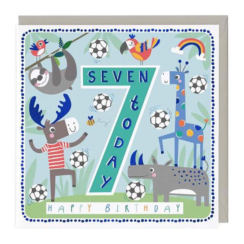 Age 7 Birthday Cards