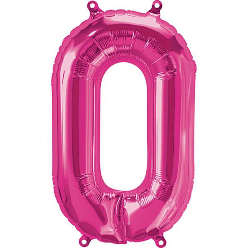 Hot Pink 16" Number Balloons