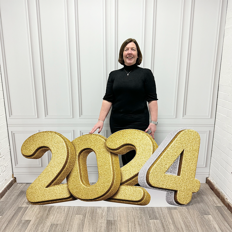 Extra Large Freestanding 2024 Sign