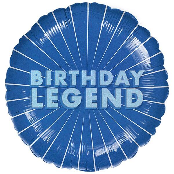 Birthday Legend 18" Foil Balloon