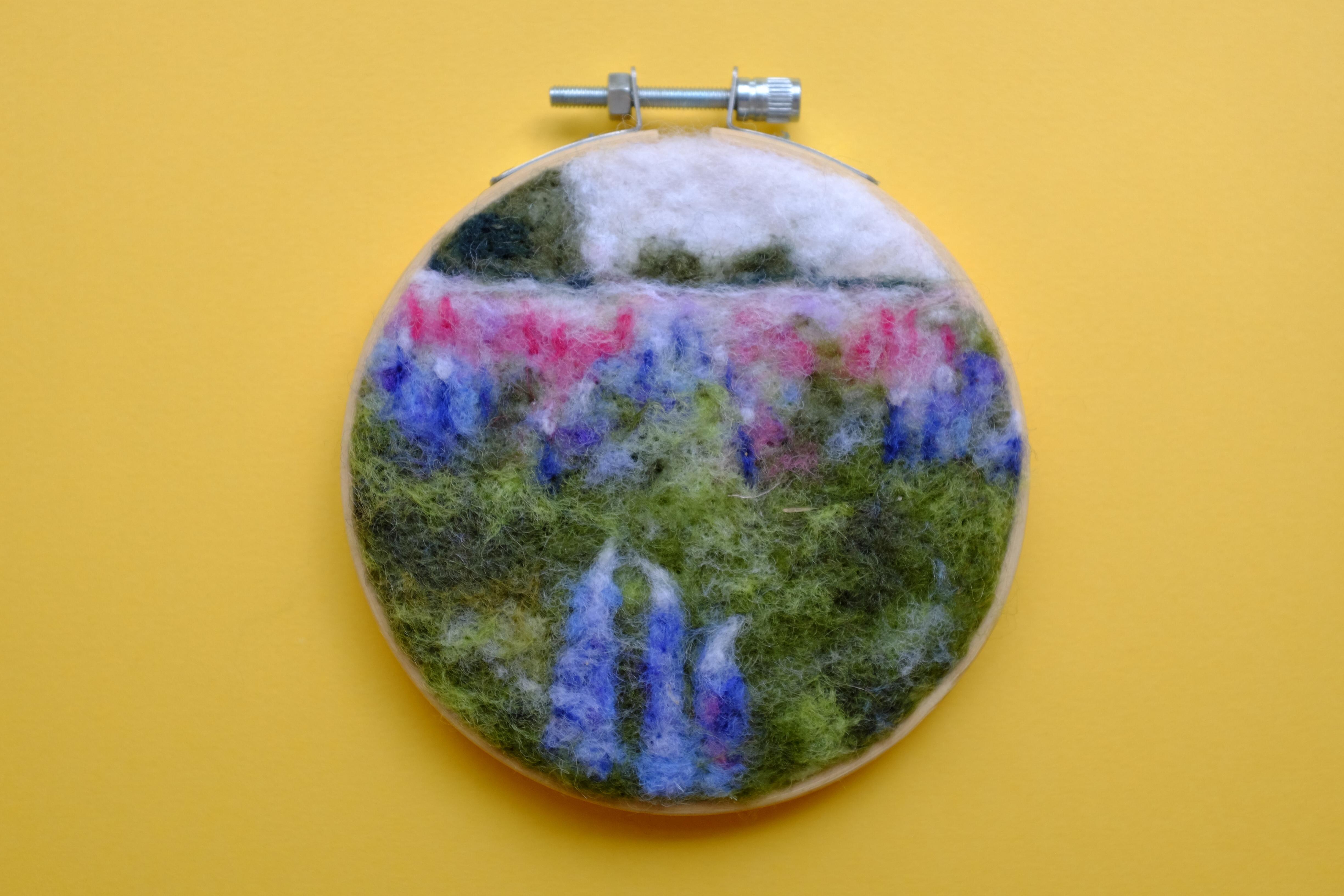 Wild Lupin Meadow Needle Felt Kit