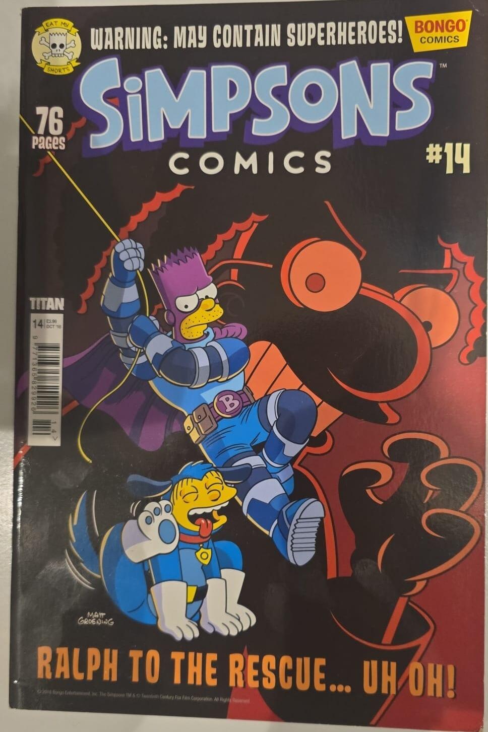 SIMPSONS BONGO COMICS OCT 18 ISSUE 14