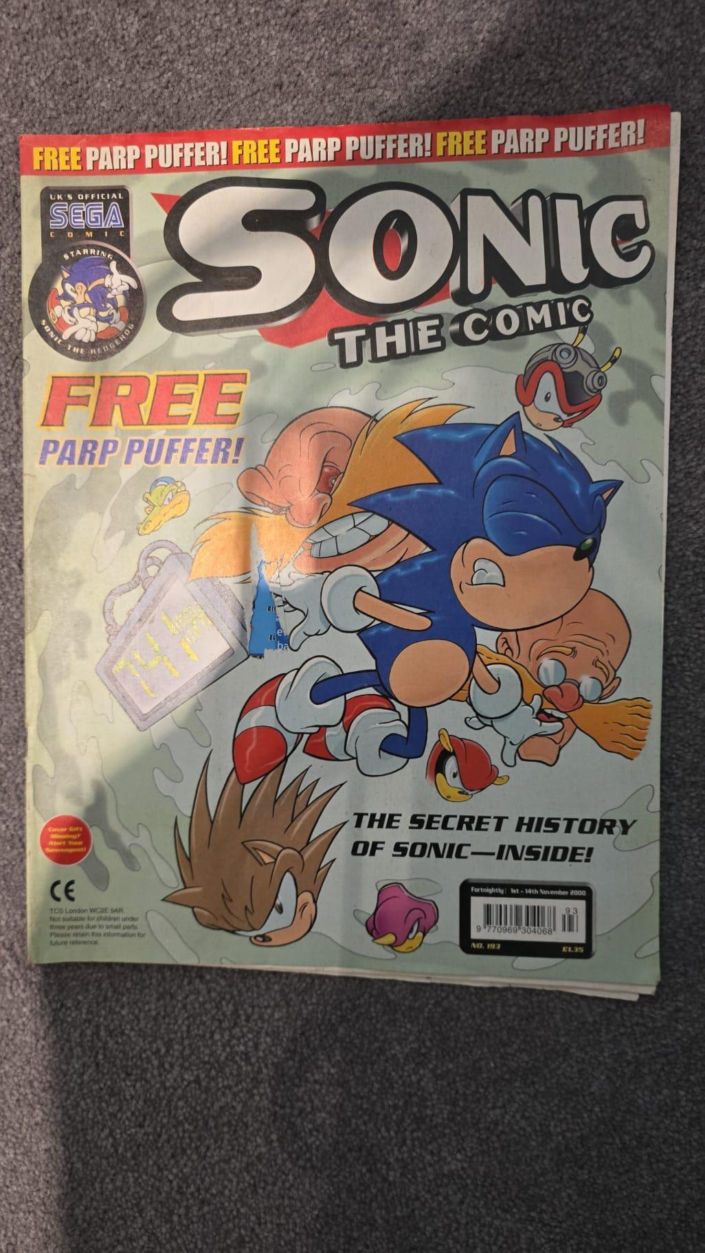 SONIC THE COMIC ISSUE 193