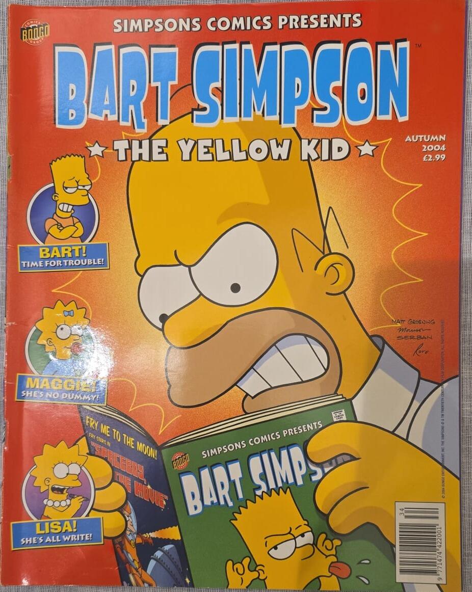 Simpsons Comics - Bart Simpson The Yellow Kid 2004