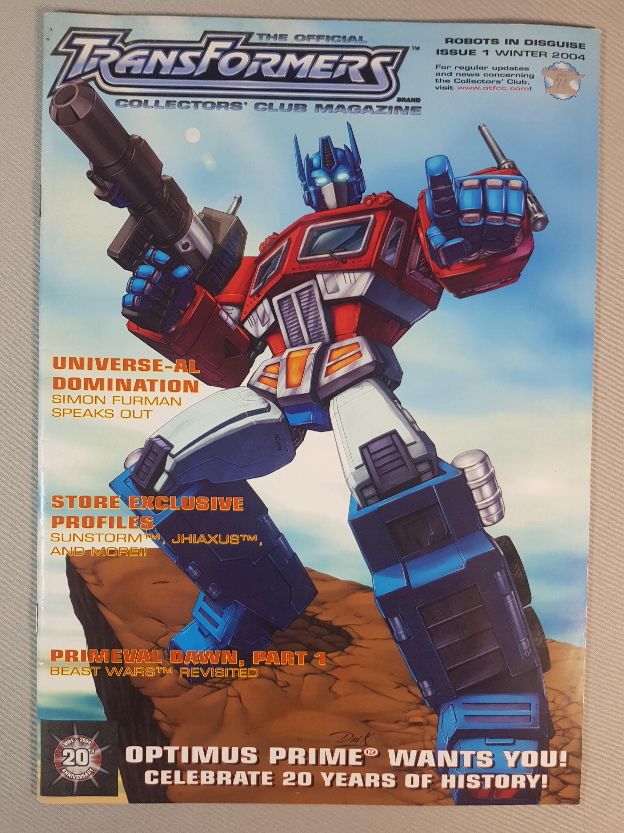 Transformers Official Collectors Club Magazine Issue 1 Winter 2004