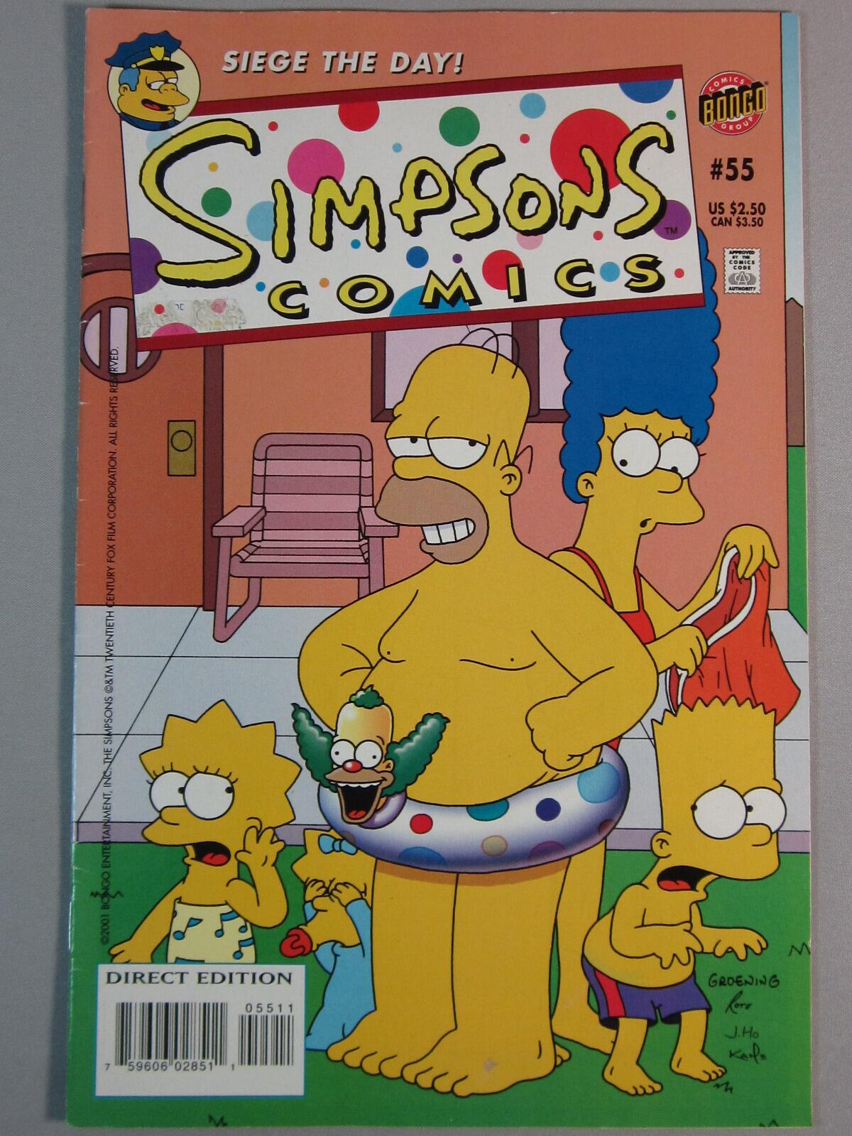 Simpsons Comics Bongo #55