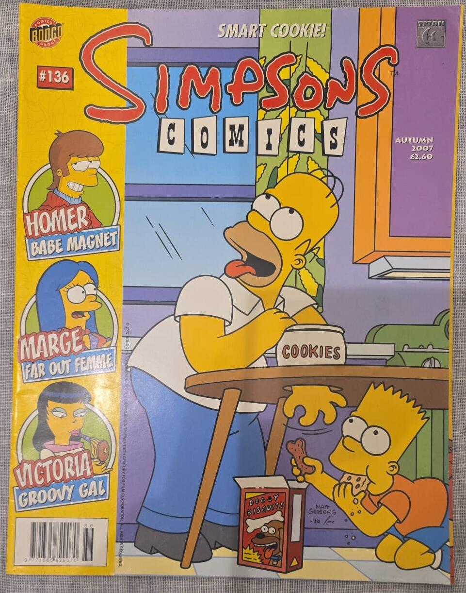Bongo Simpsons Comics #136 Autumn 2007