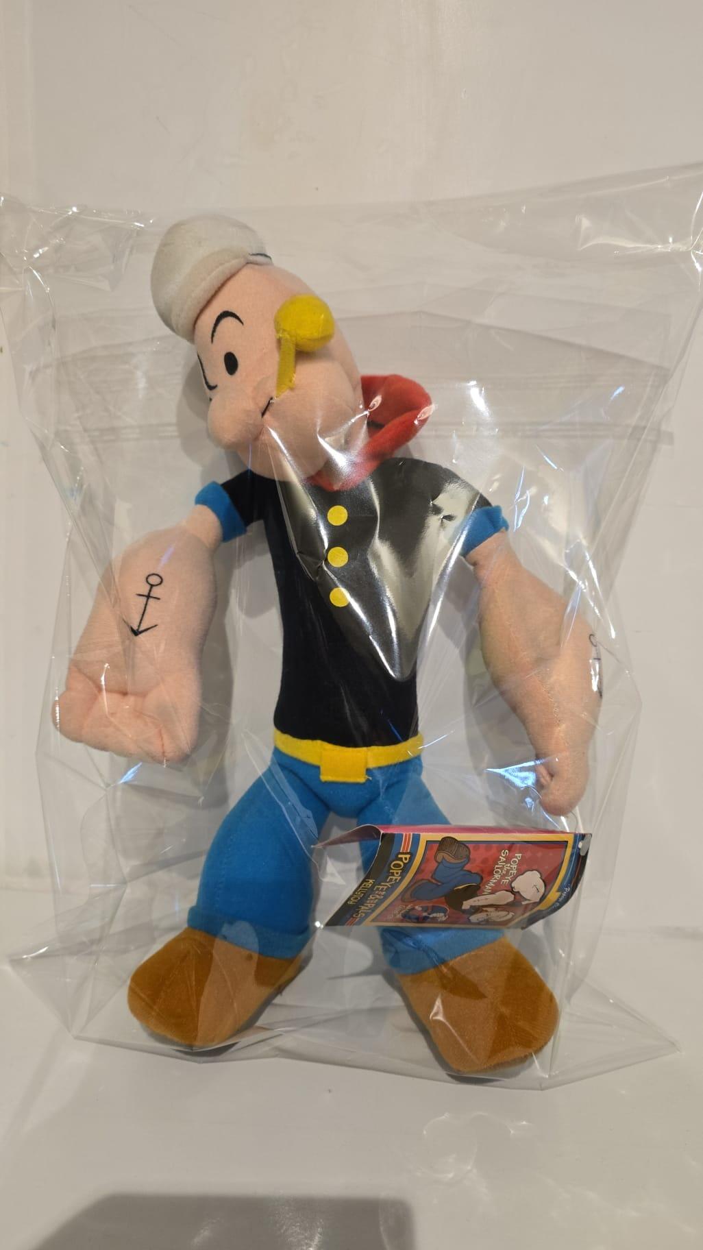 Vintage Classics Popeye The Sailor Man Stuffed Plush Toy Kellytoy 2002