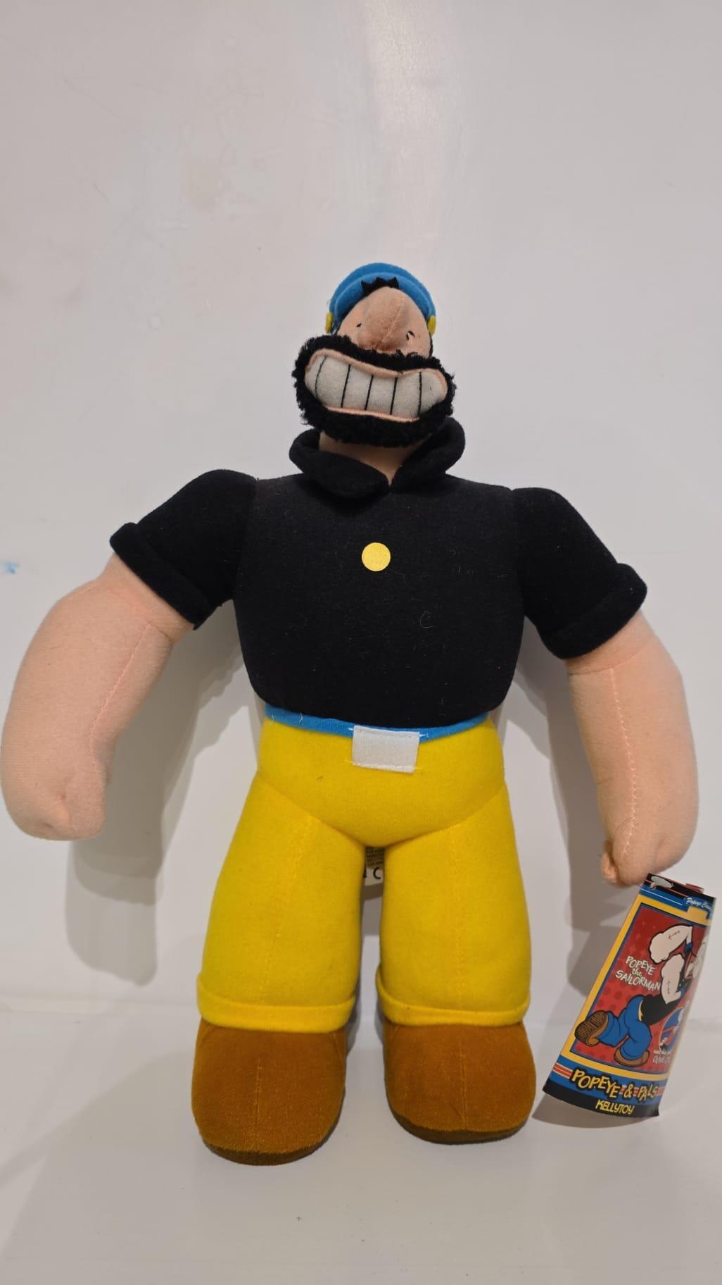 Popeye's Friend Brutus Plush Toy 15'' MB 2002 KELLYTOY USA