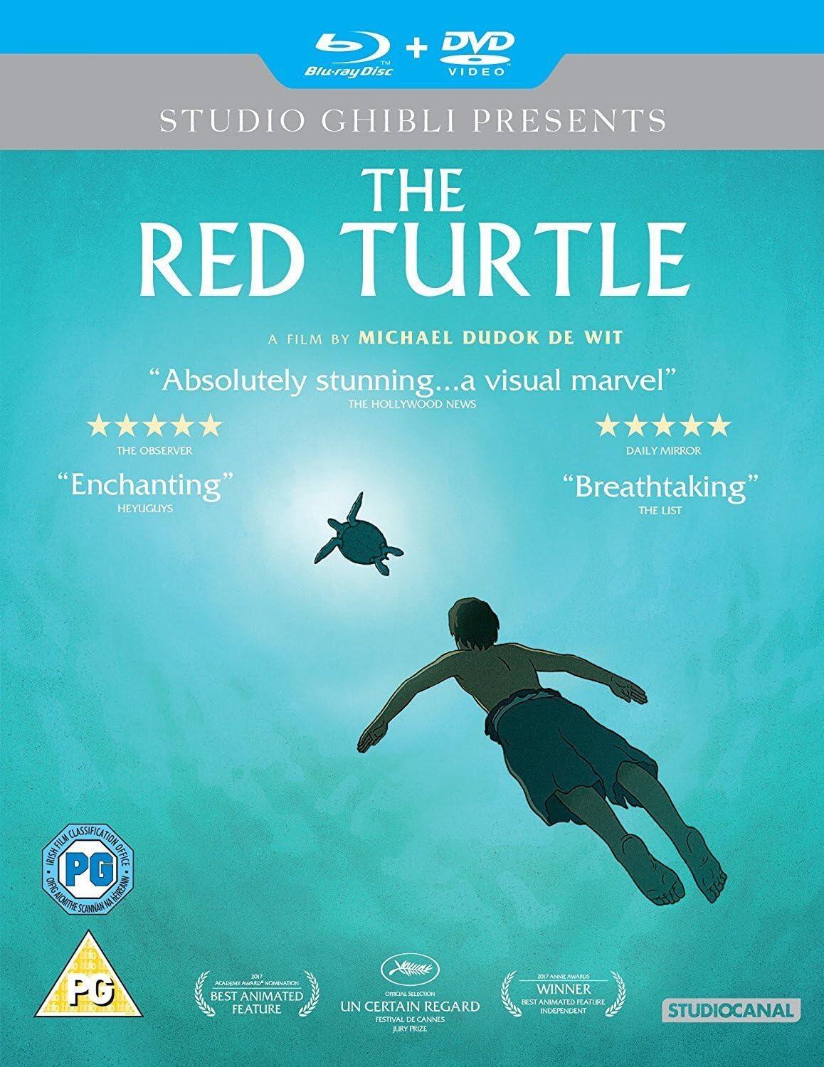The Red turtle (PG) Studio Ghibli (Bluray/DVD)
