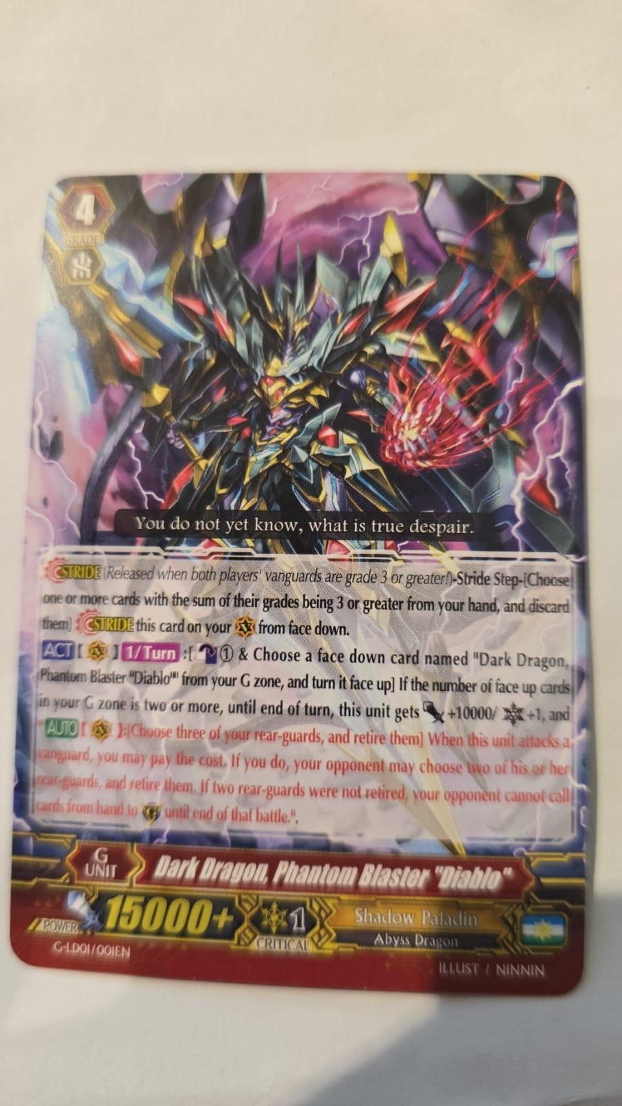 Dark Dragon, Phantom Blaster "Diablo" (RRR) (G-LD01/001EN) [G-Legend Deck Vol.1: The Dark]