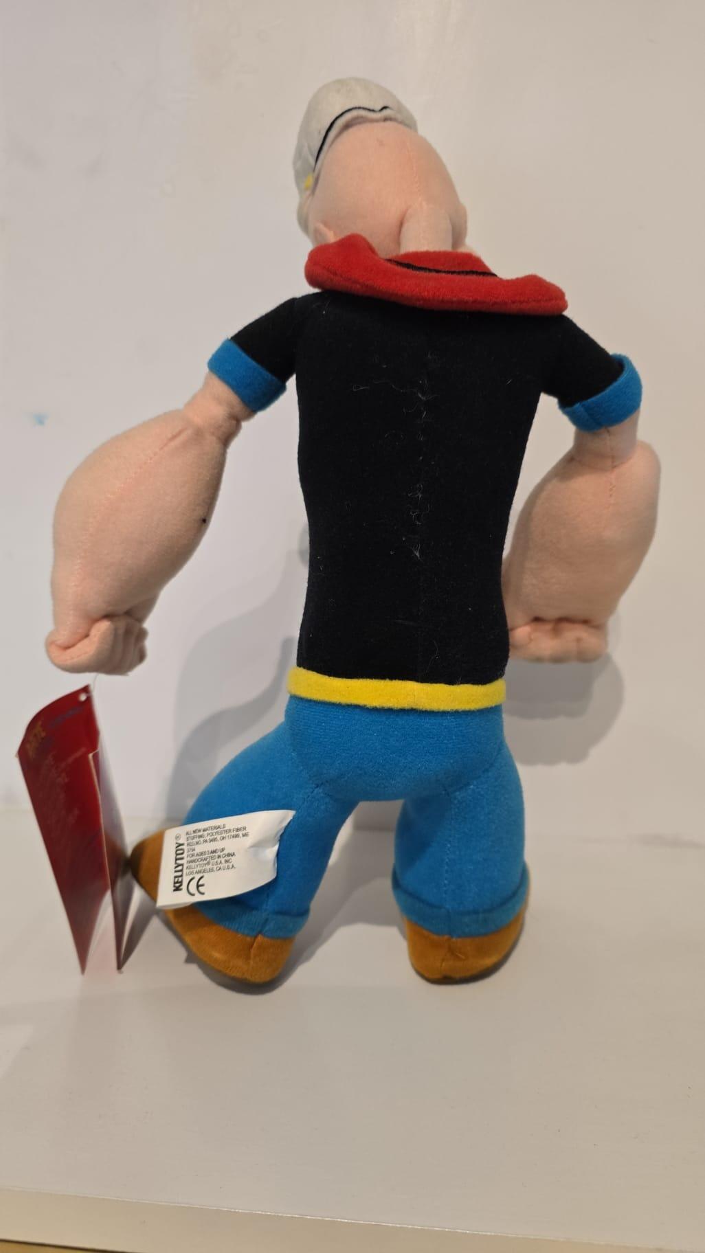 Vintage Classics Popeye The Sailor Man Stuffed Plush Toy Kellytoy 2002