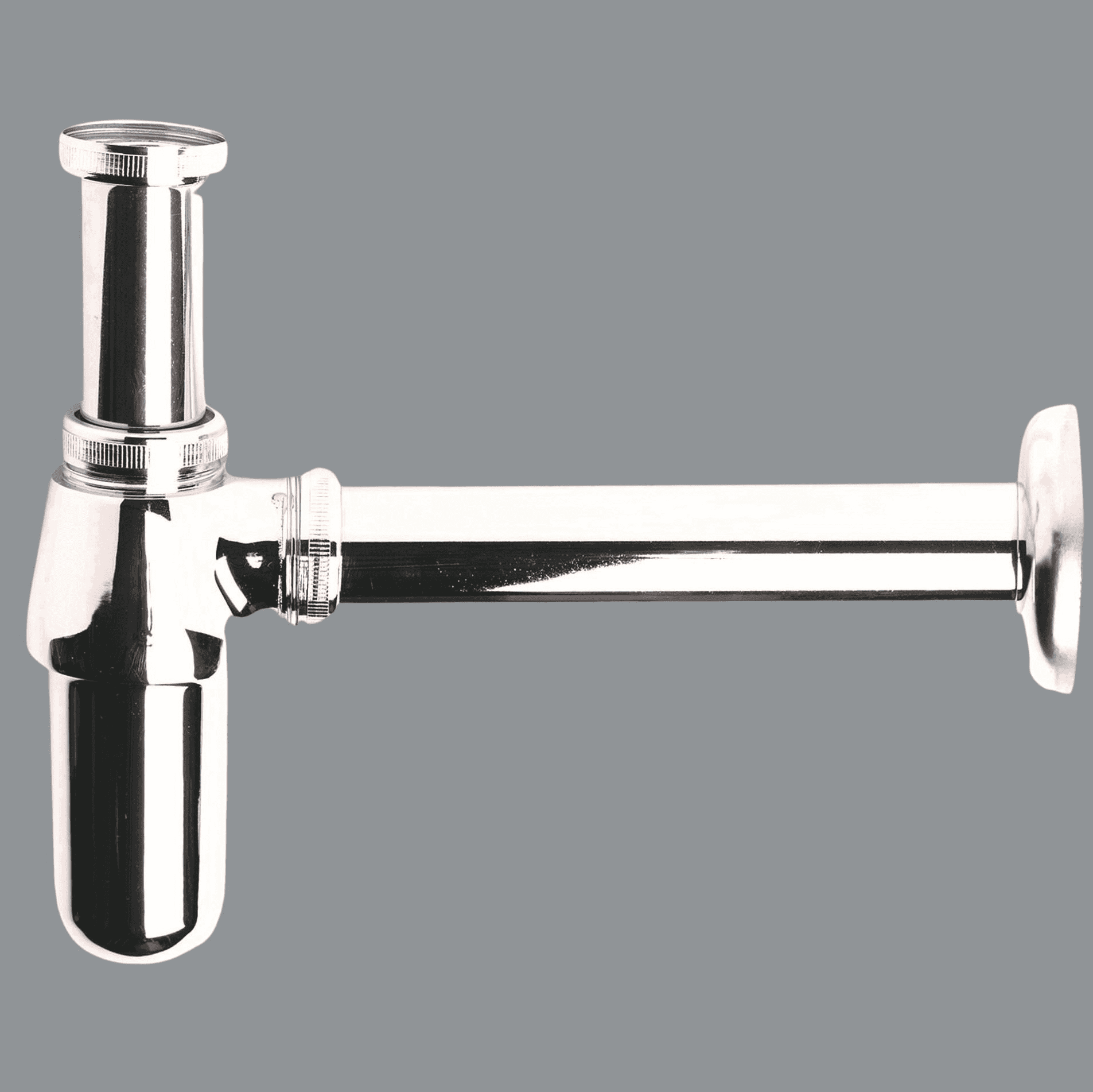 Standard Round Chrome Basin Bottle Trap