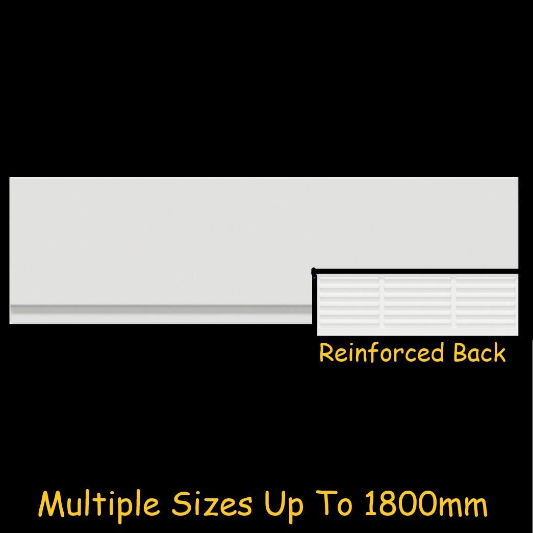 Sonic Reinforced White Gloss Acrylic Bath Panels