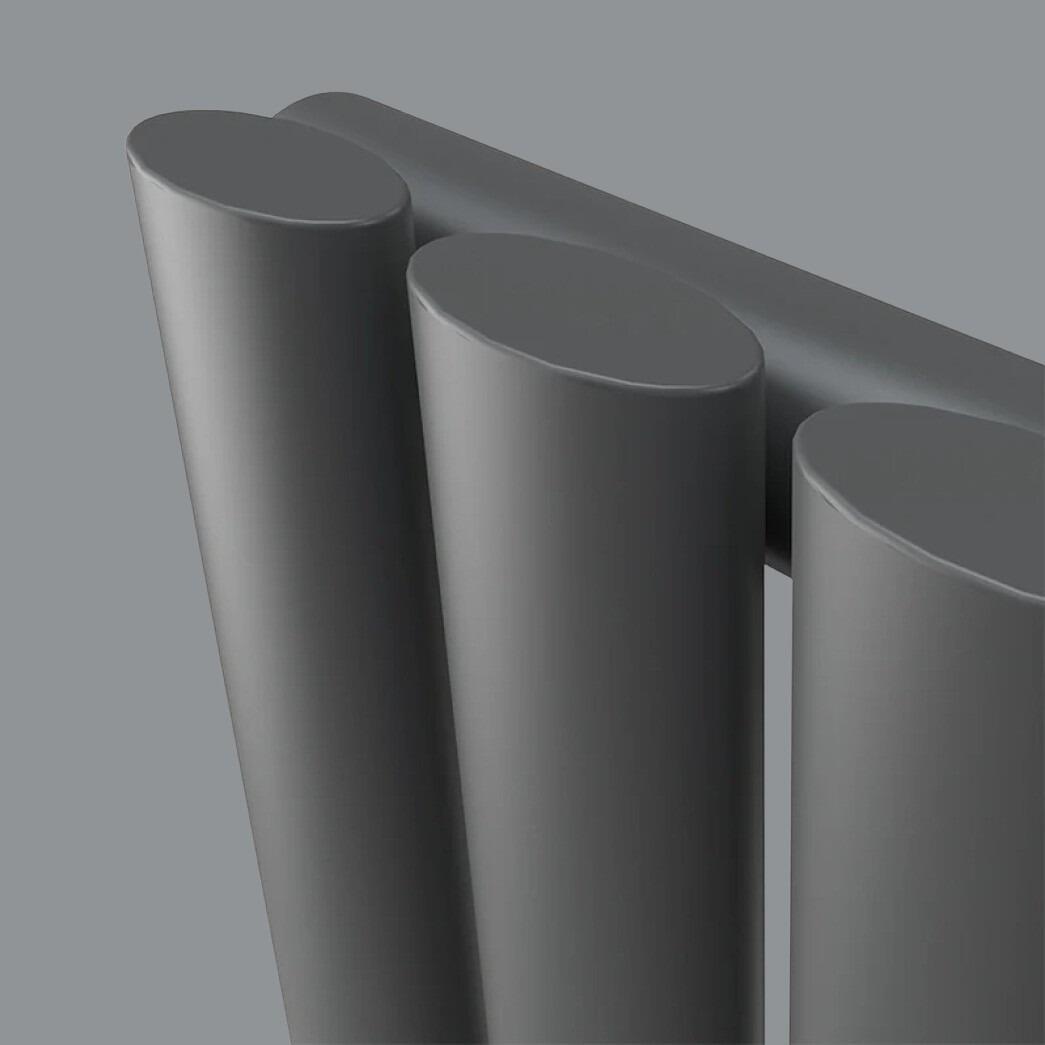 Icon Single Vertical Oval Bar Radiator