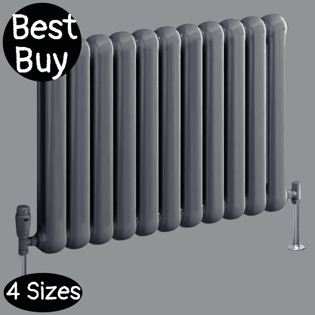 Echo / Etam Anthracite Horizontal Designer Radiators