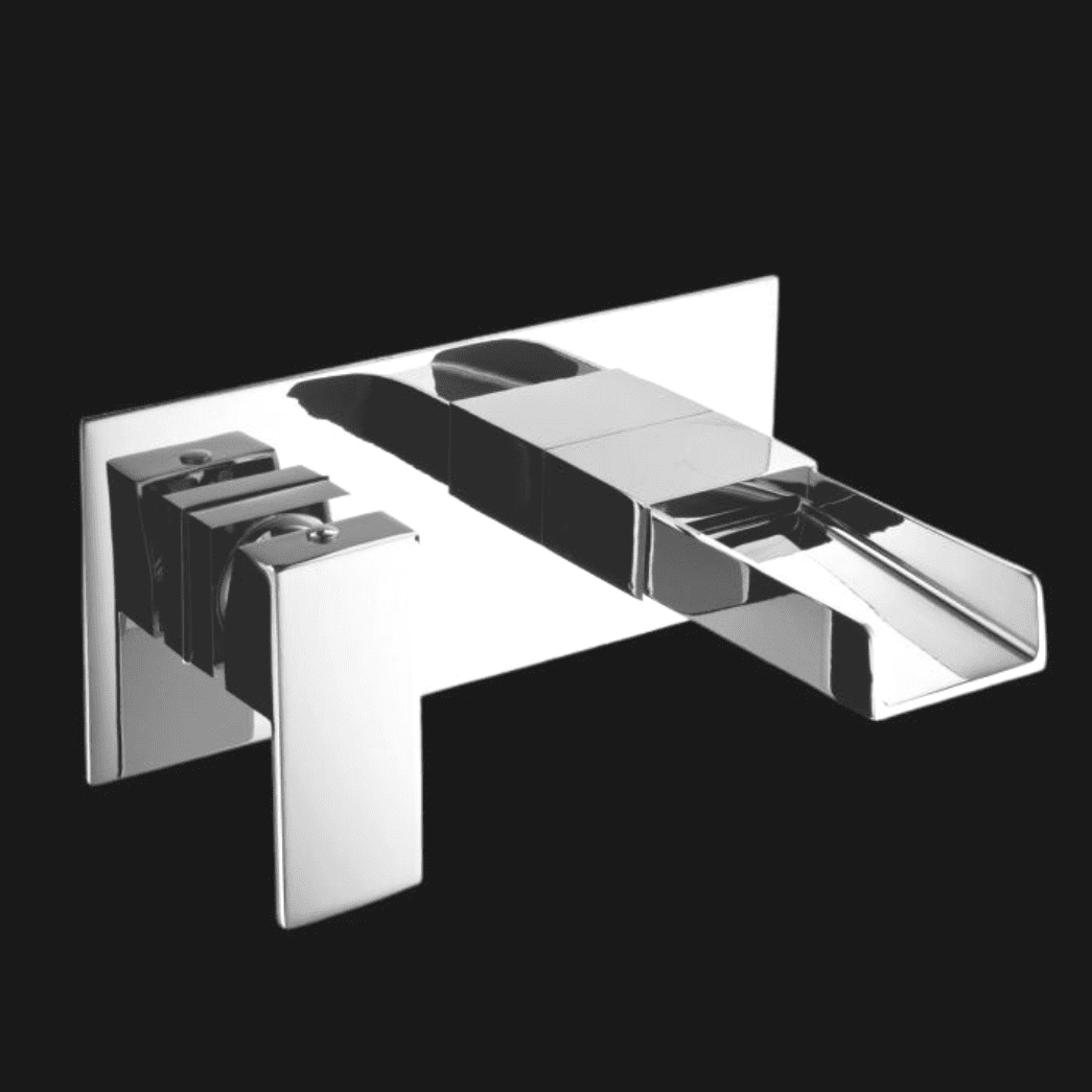 Cascade Cairo Waterfall Wall Mounted Basin Mixer