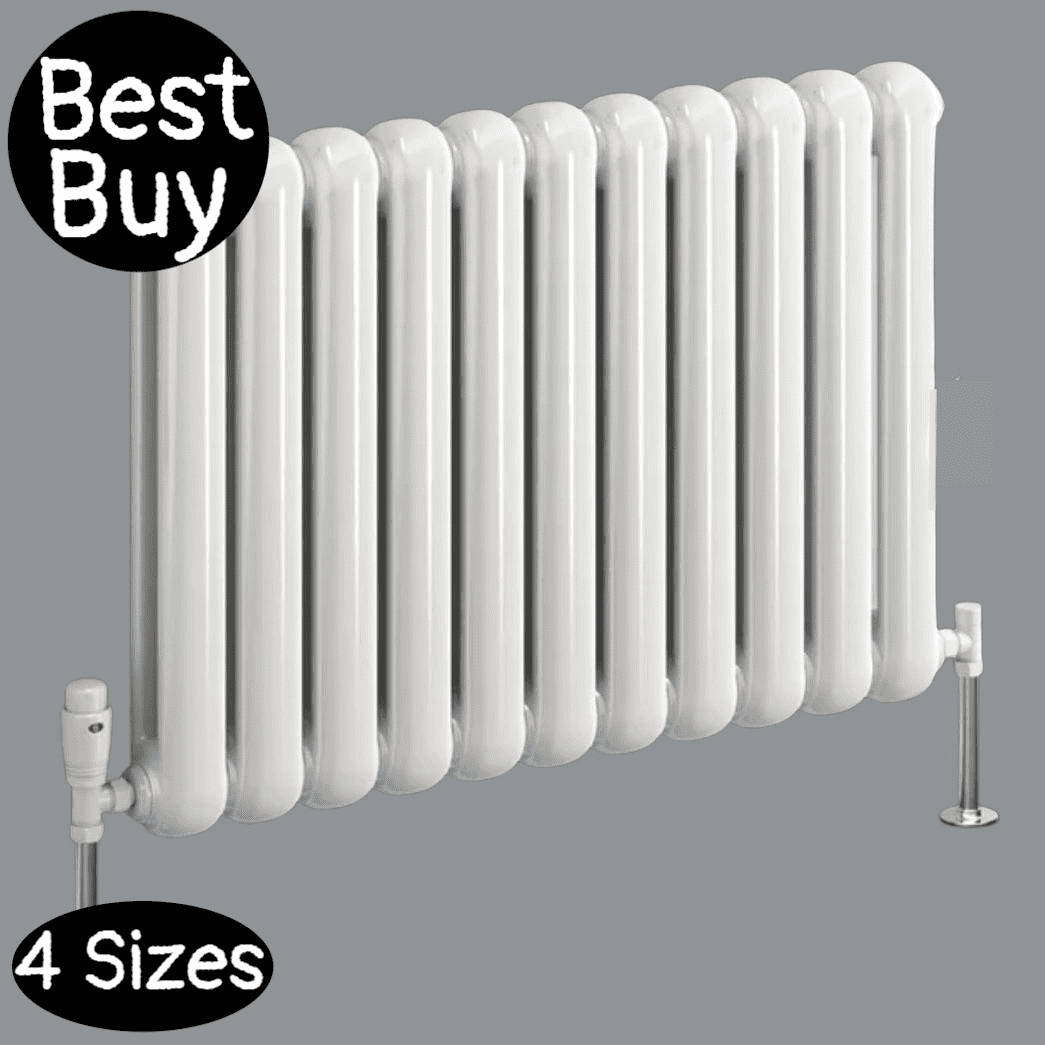 Echo / Etam White Horizontal Designer Radiators