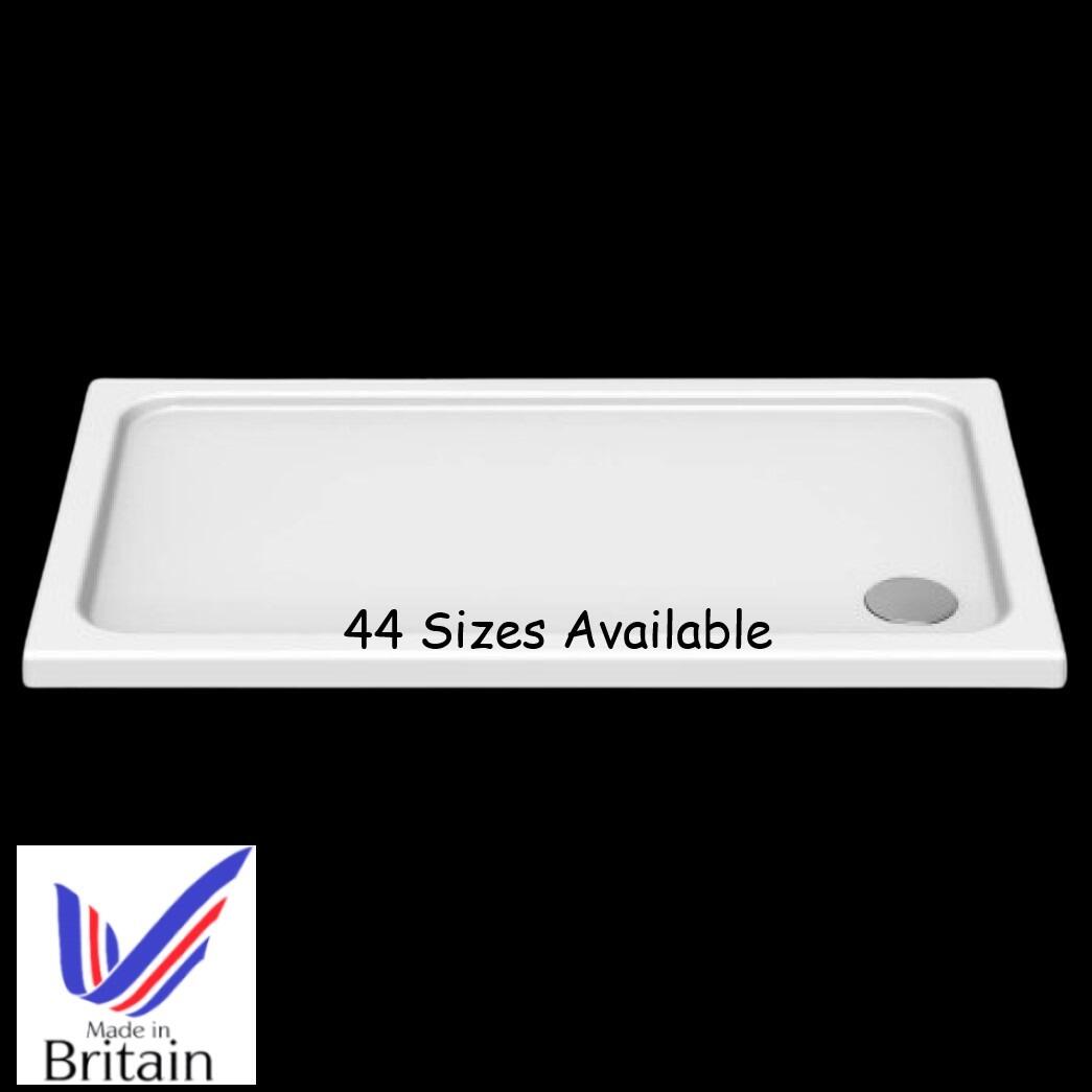 Rectangular Low Profile 45mm Stone Resin Shower Trays