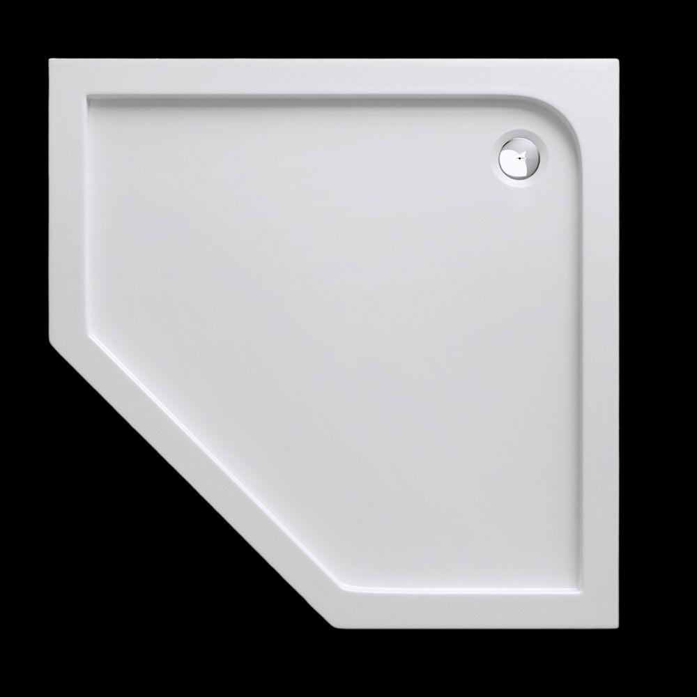 Aquatec Pentagonal Frameless Pivot Door Shower Enclosure