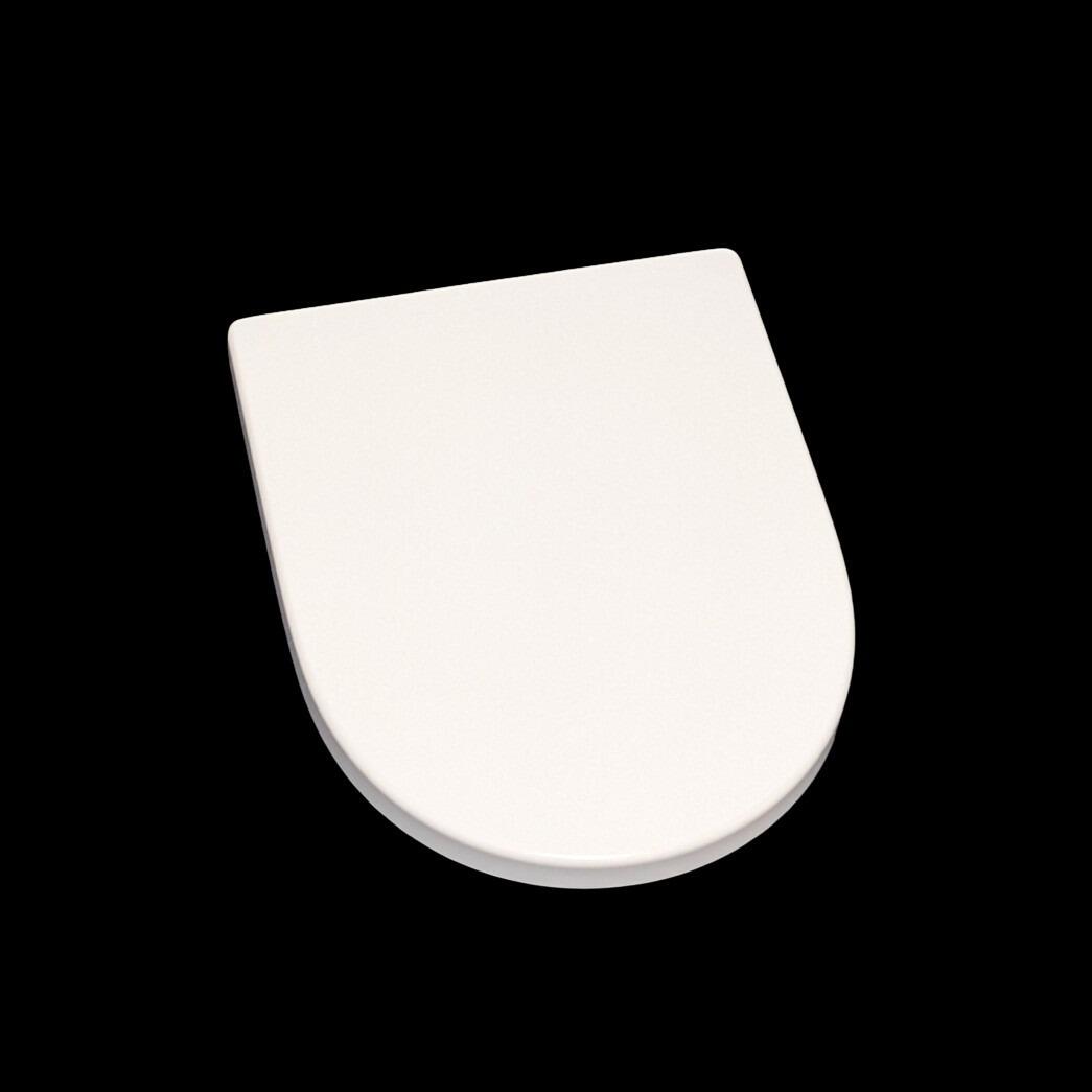 kartell Genoa Rimless Wall Hung Toilet Pan with Soft Close Seat