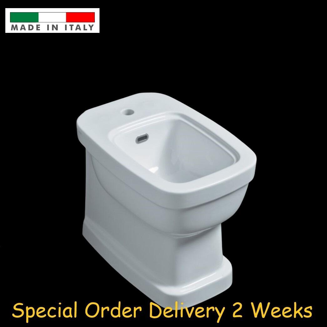 Simas Evolution 1 Tap Hole Floor Standing Back to Wall Bidet