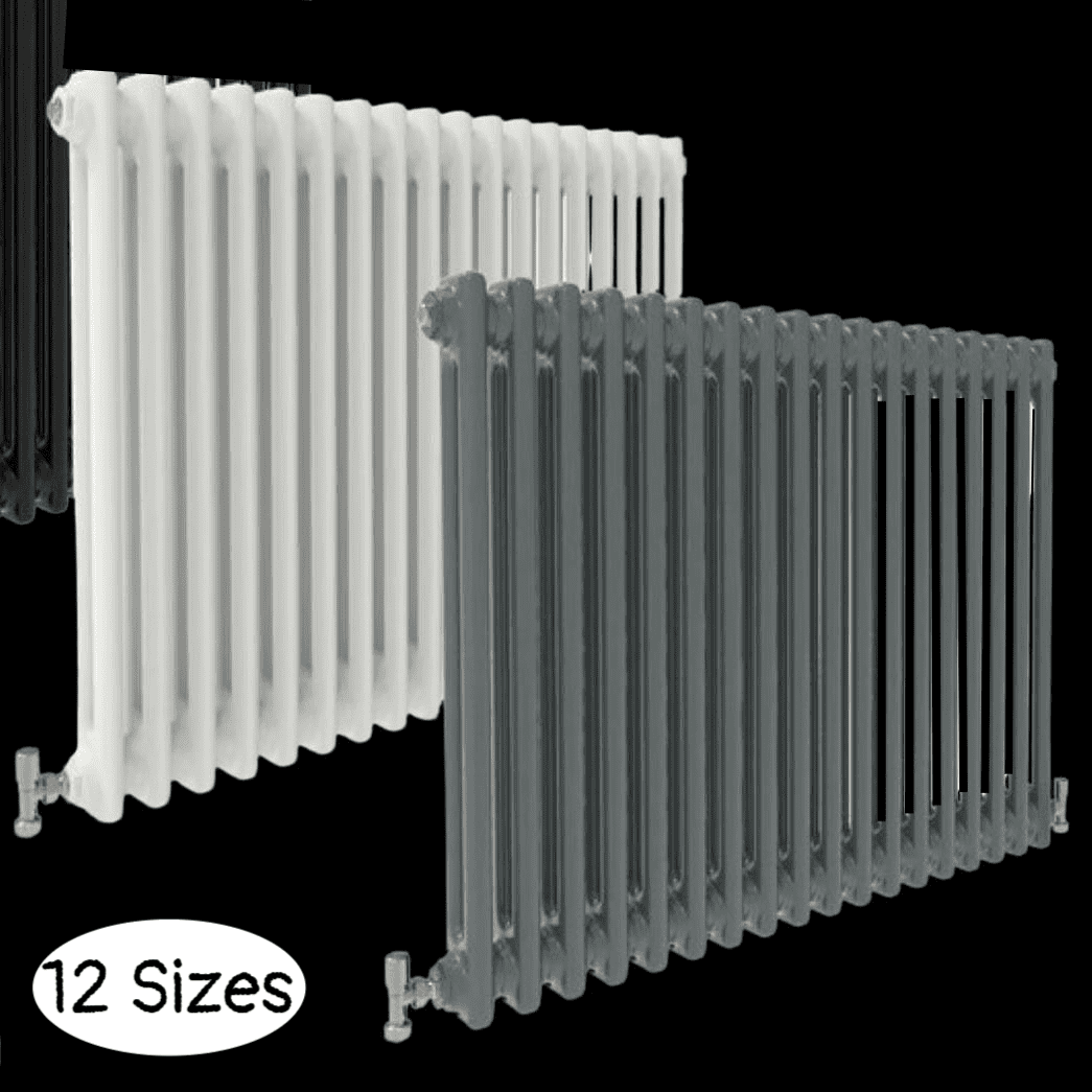 Kolumn / UptonTraditional Double Column Cast Iron Style Horizontal ...