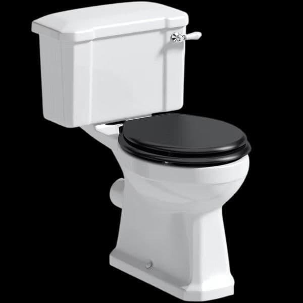 Edwardian Traditional WC with Cistern & Wooden Soft Close Seat Options