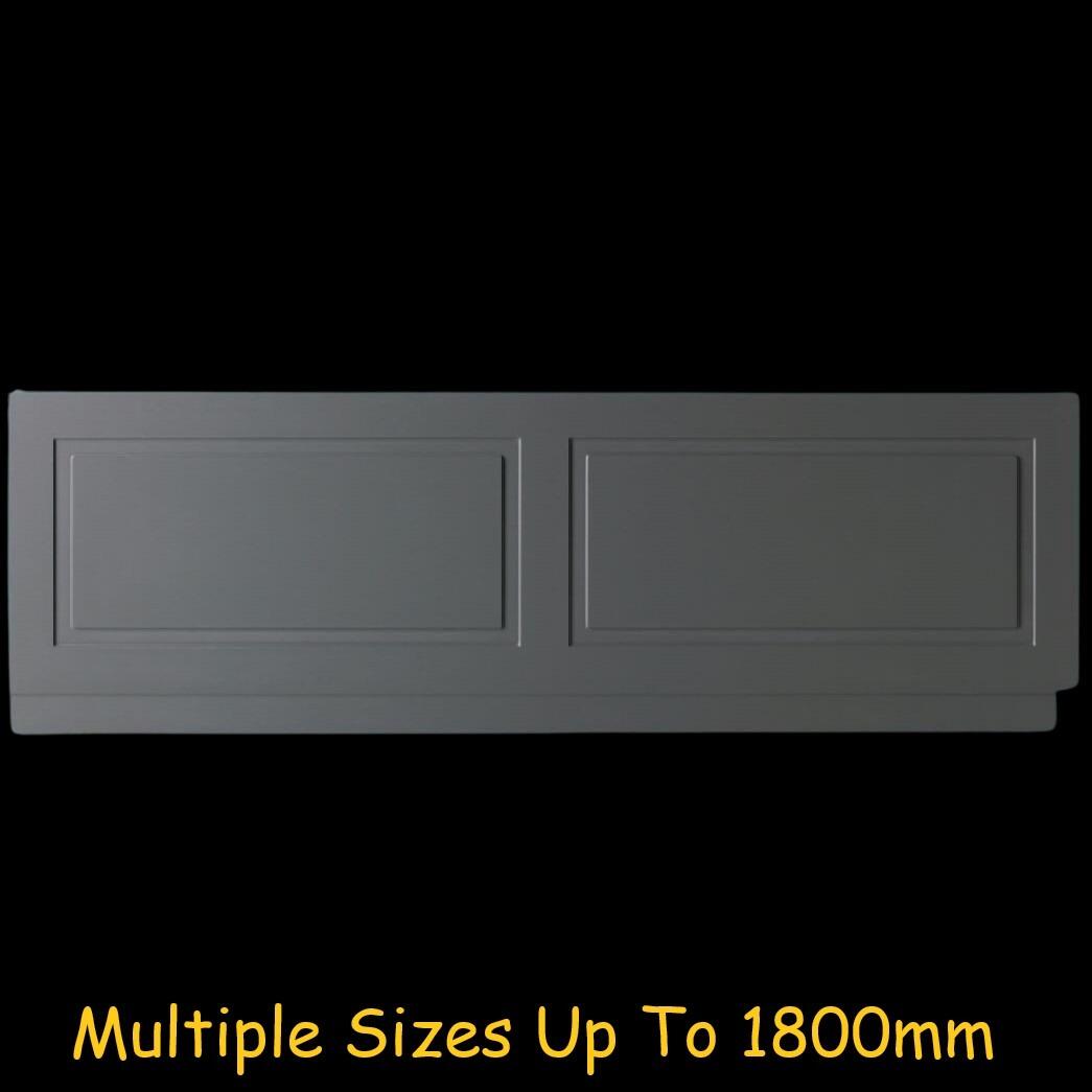 Astley Matt Grey Traditional Style MDF Bath Panels