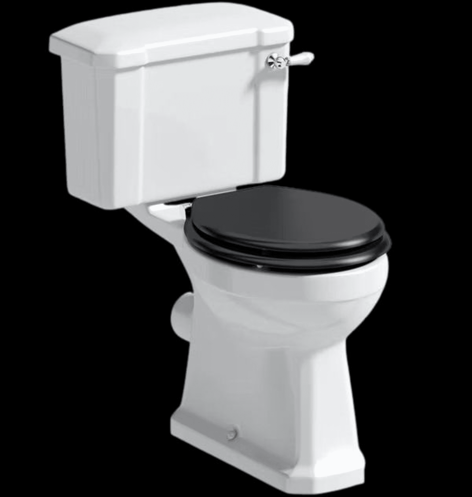 Edwardian Traditional WC with Cistern & Wooden Soft Close Seat Options