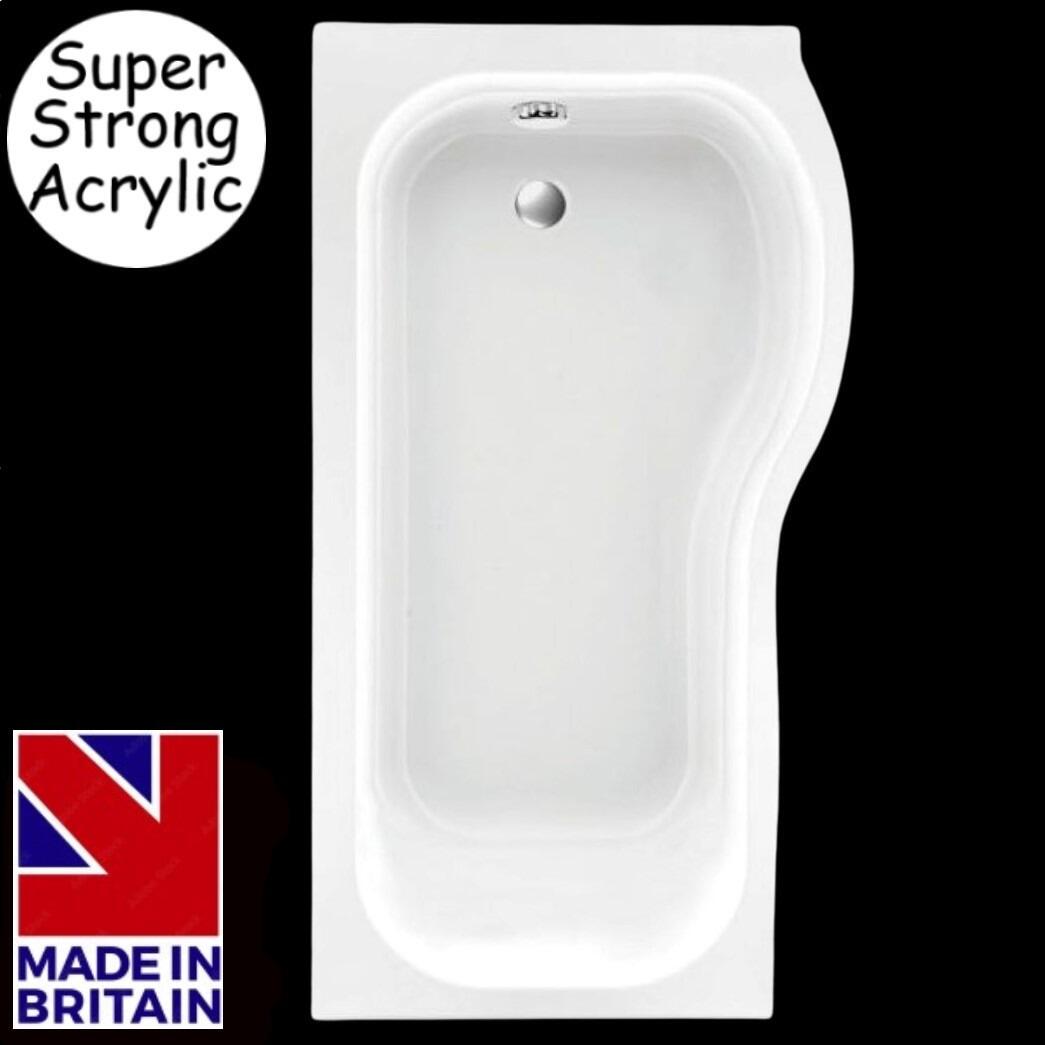 Renaissance Calypso Right Hand P Shape Bath Complete with Shower Screen & Front Panel