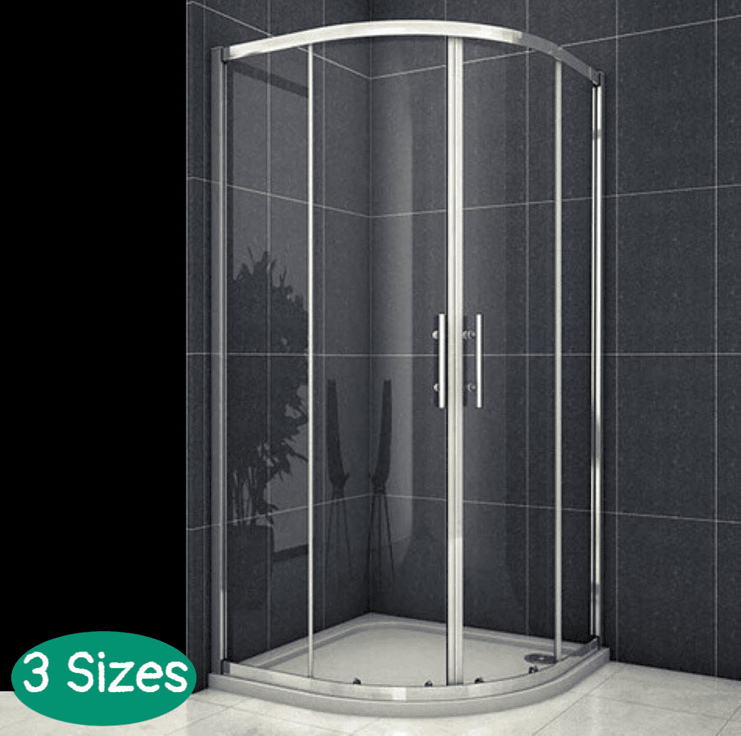 Concept / Rivar 6mm Quadrant Shower Door - 3 Sizes 800/900/1000mm