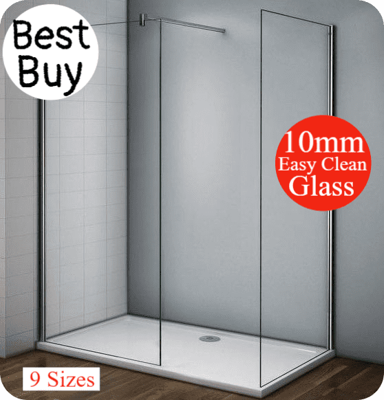 Oslo / Oxford 10mm Clear Glass Fixed Shower Screens