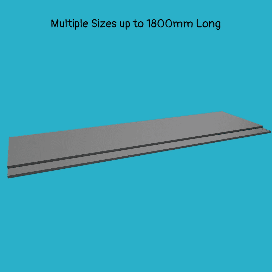 Purity Storm Grey Gloss Universal MDF Bath Panels