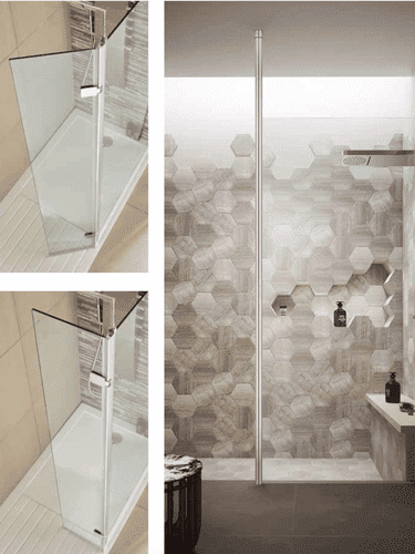 Concept / Royle 8mm Fixed Shower or Wet Room Screens