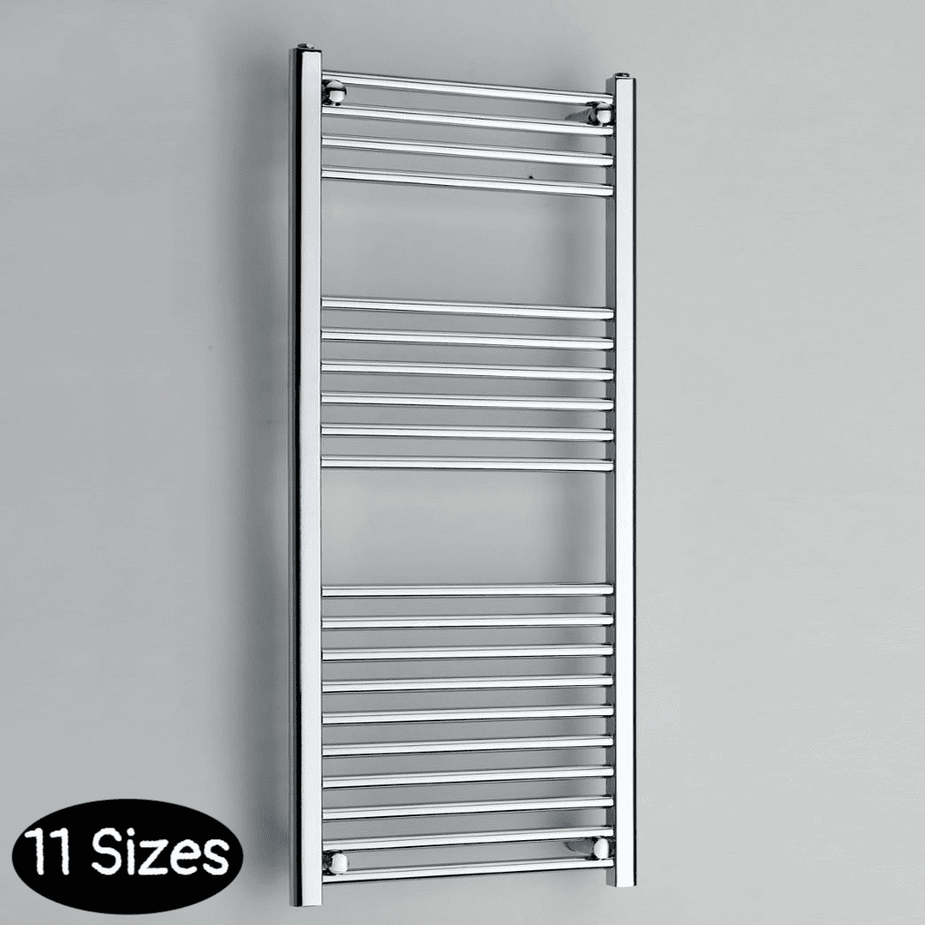 Essential Chrome Straight Heated Towel Rails