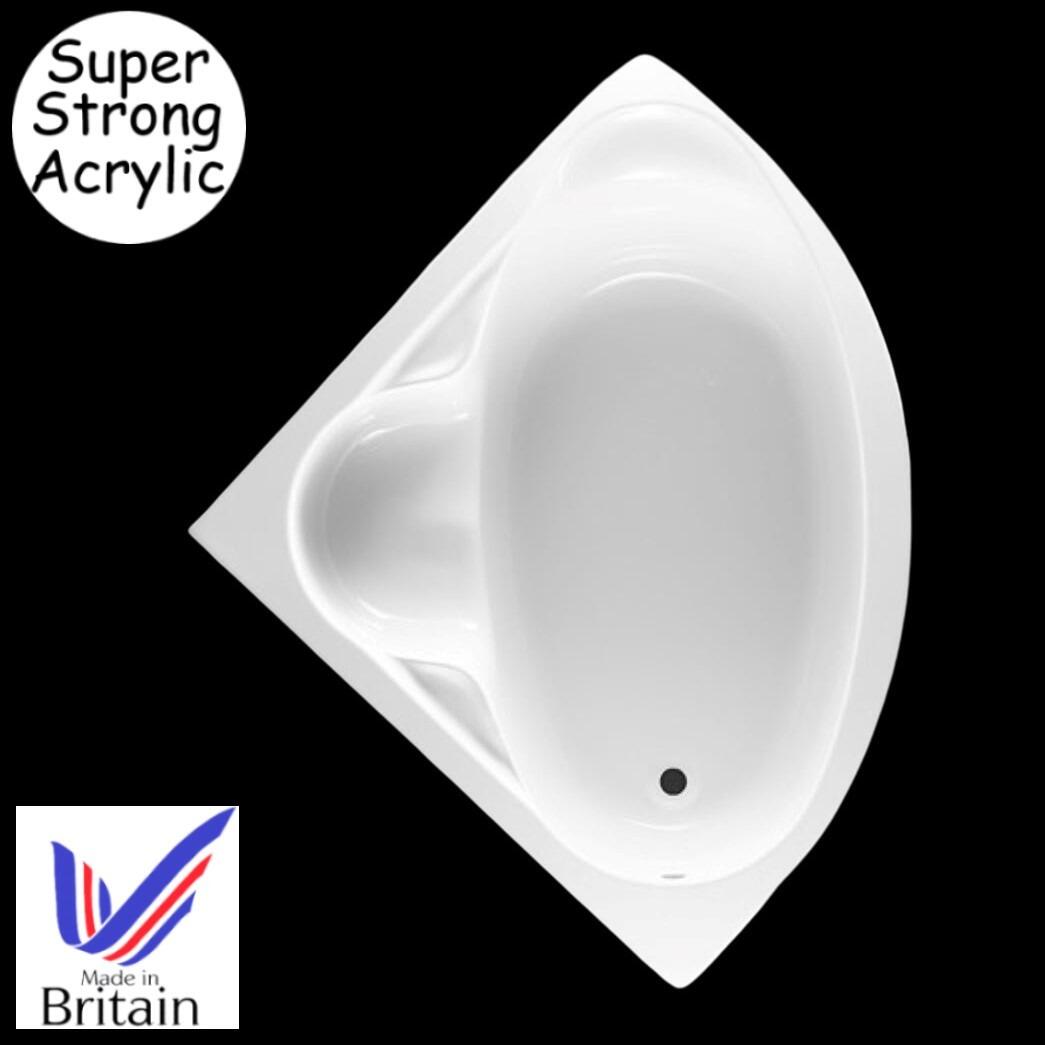 Renaissance Gauguin 1200mm Acrylic Corner Bath with Front Panel