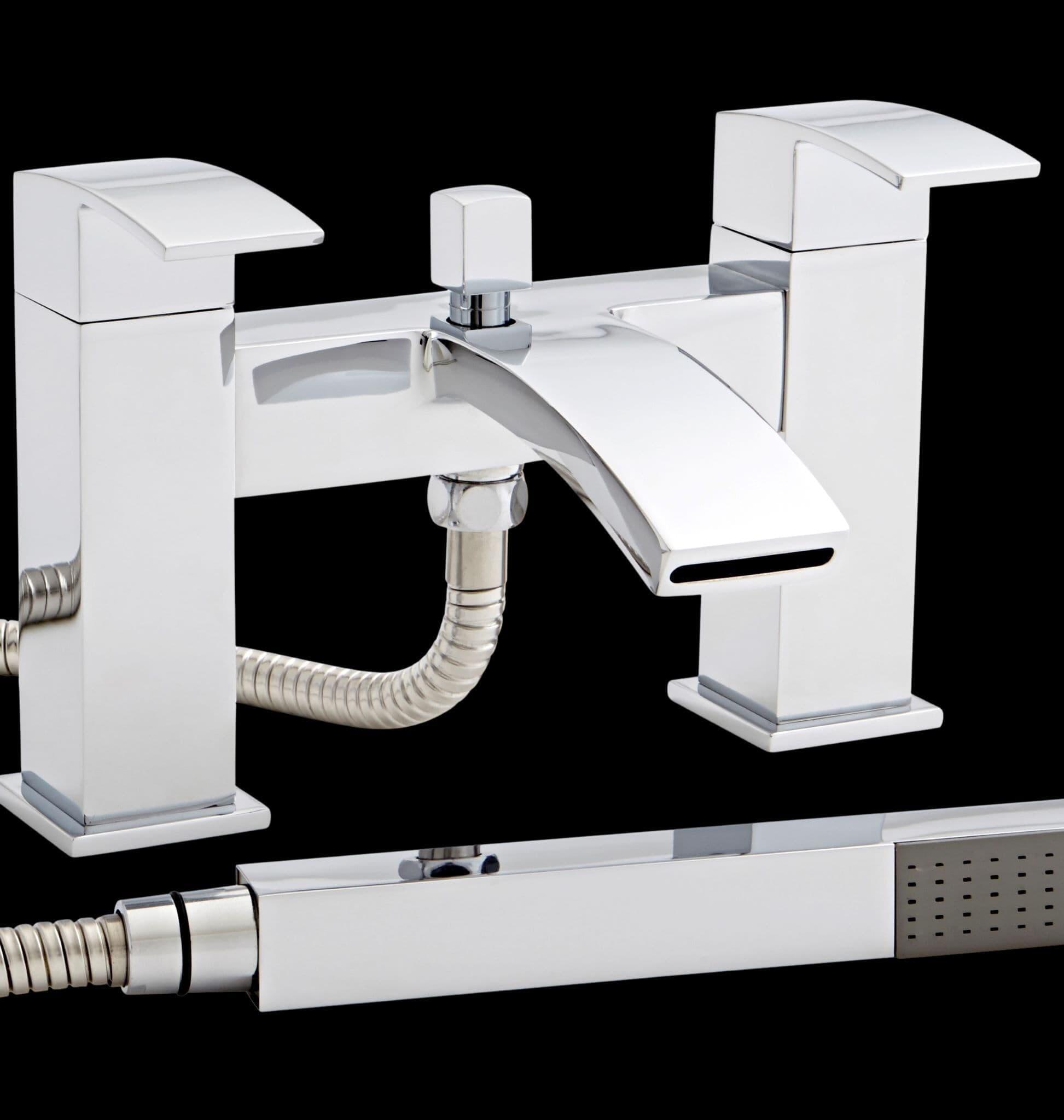 Curve / Satori Deck Mounted Bath Shower Mixer